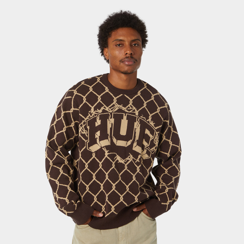 BREAKTHROUGH CREWNECK SWEATER｜KNITS & SWEATERS（ニット&セーター）｜【公式通販 HUF】｜ハフ