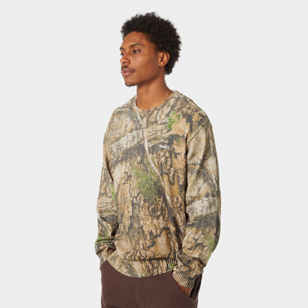 HUF X REALTREE® CREWNECK SWEATER｜KNITS & SWEATERS（ニット&セーター）｜【公式通販 HUF】｜ハフ